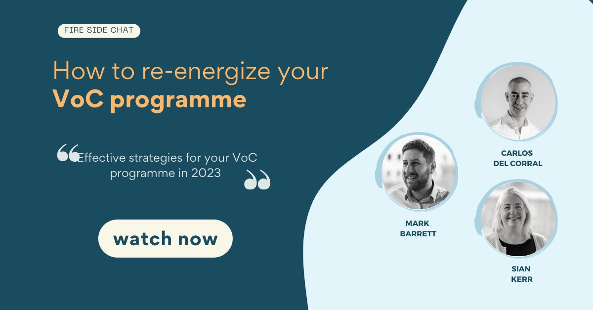 How To Re-energize Your VoC Programme - Webinar By Lumoa